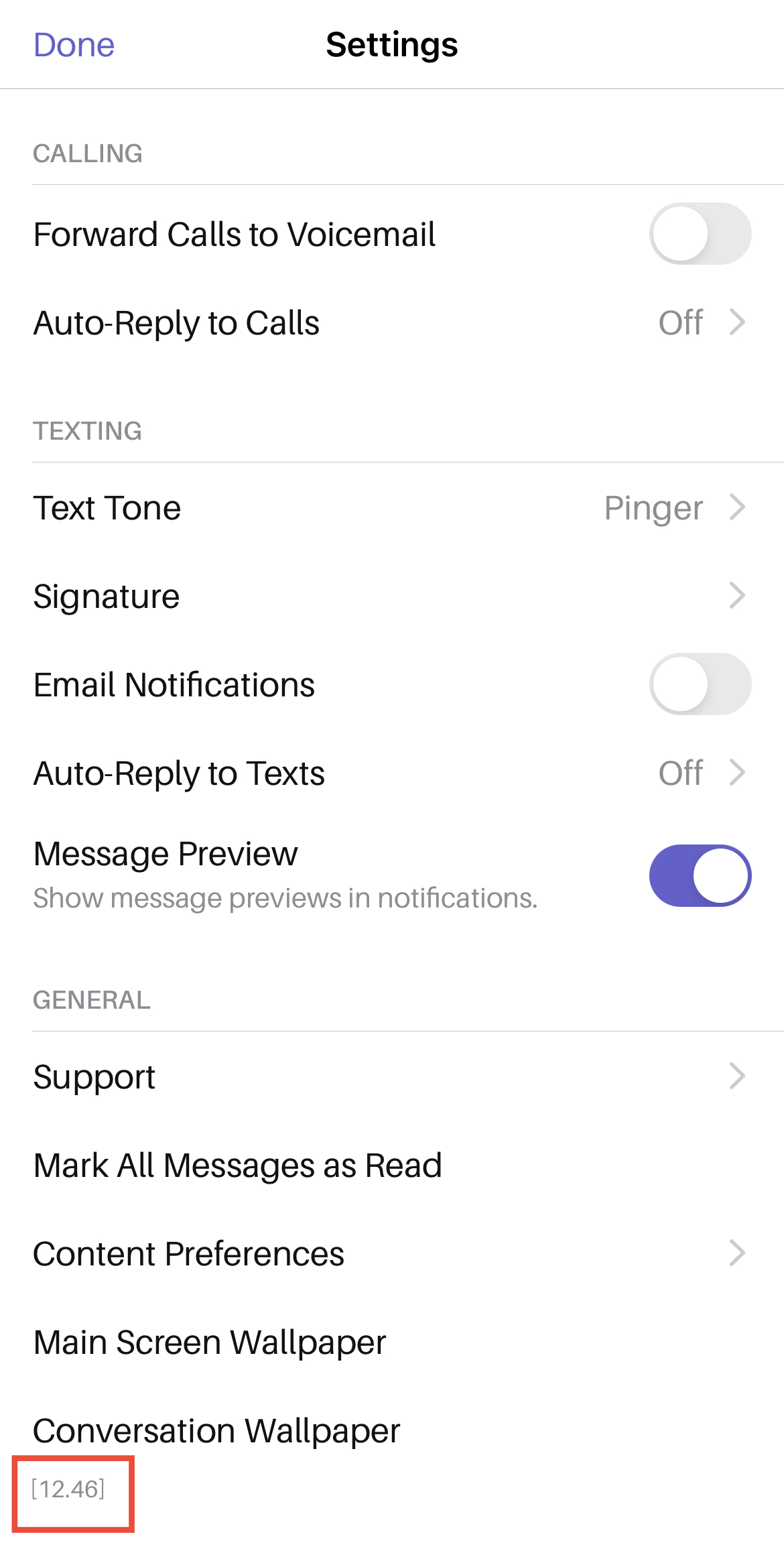 How To Check Your App Version – Pinger help