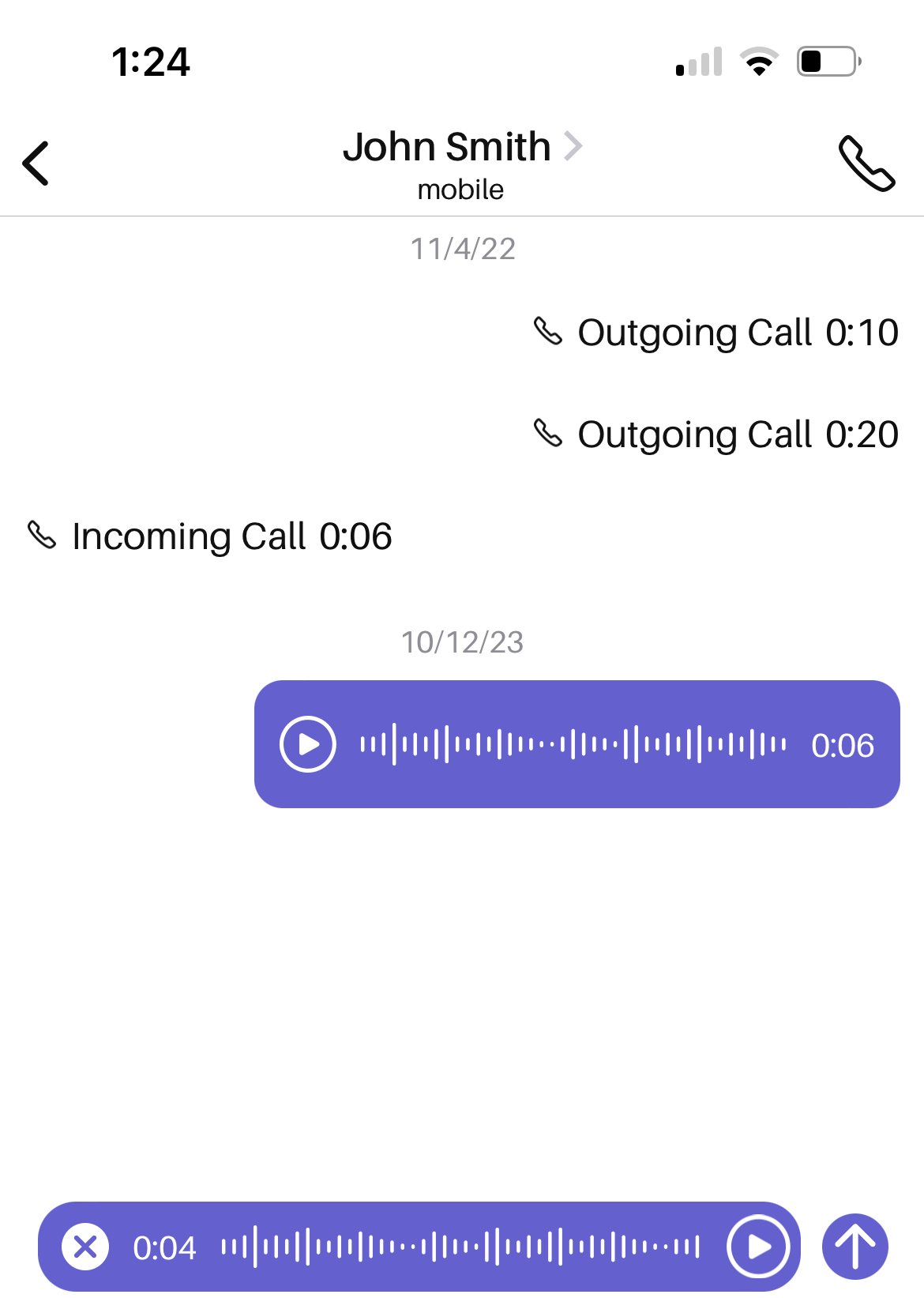 How to send and receive audio messages – Pinger help